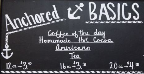 Menu – CRIMSON ANCHOR COFFEE ROASTERS